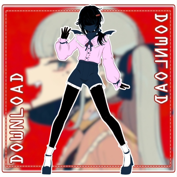 MMD // The Vampire OUTFIT - 𝗔𝗫𝗘𝗟 -【COMMISSION OPEN!】| 𝗠𝗠𝗗 - BOOTH