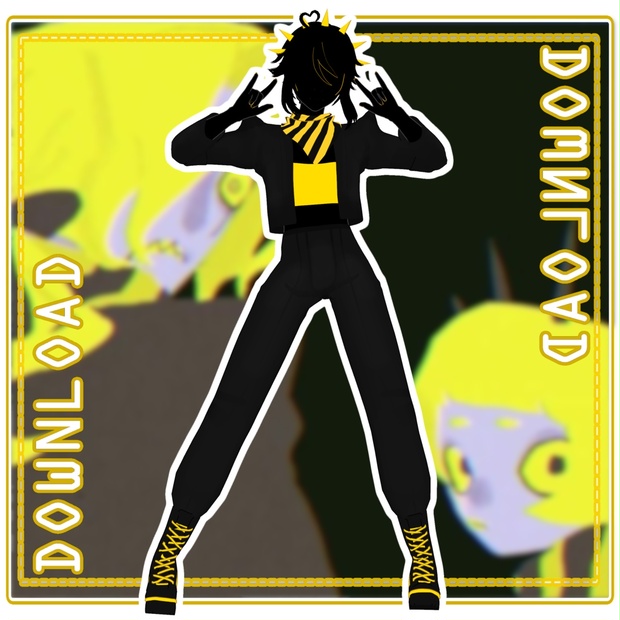 MMD // Traffic Jam Outfit // P2U - 𝗔𝗫𝗘𝗟 -【COMMISSION OPEN!】| 𝗠𝗠𝗗 - BOOTH