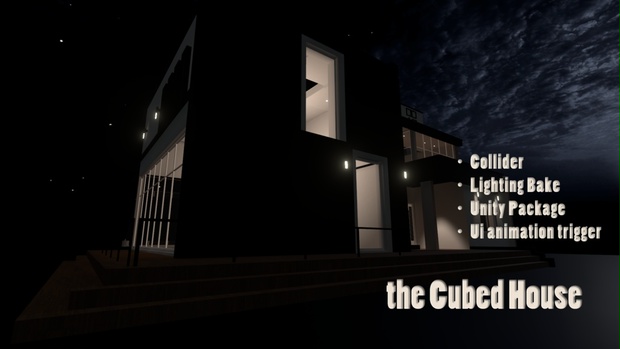 VRChat向け「the Cubed House」 - Asti interior アステリア - BOOTH