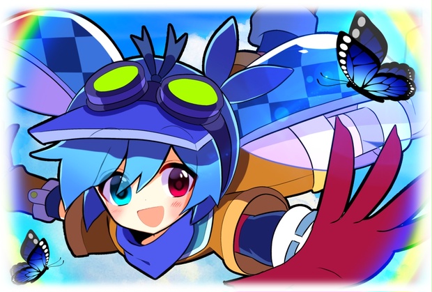 (ぷよぷよ)あおぞらのシグ ポストカードデータ - rinrinillust - BOOTH