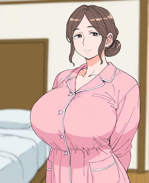 パジャマ姿のママ milf - ThunderHubショップ - BOOTH