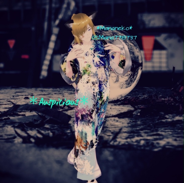 VRoid用テクスチャ＊Texture set of long coat high neck and pants.Texture image ...