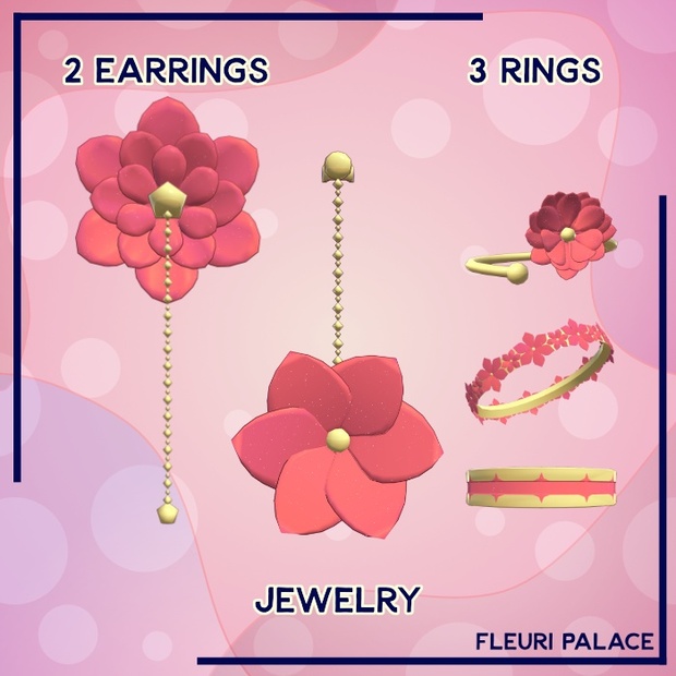 花 Flower Jewelry Set - FleuriPalace - BOOTH