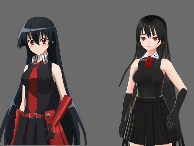 ア カ メ アカメが斬る! MODEL TEXTURES AKAME - chiarashop - BOOTH