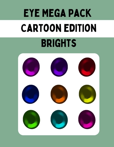 MEGA eye color pack Bright edition - Ghosty's boo-tique - BOOTH