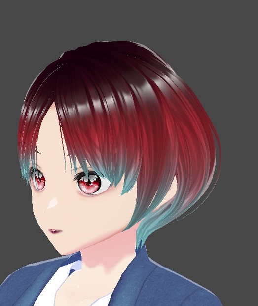 Dark Rusty Blue Hair texture - Ghosty's boo-tique - BOOTH