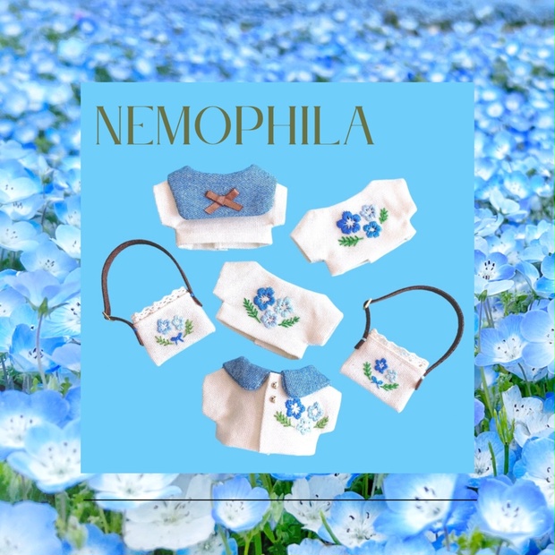 ネモフィラ刺繍 - SNOWDROP - BOOTH