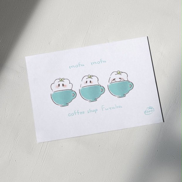 【ポストカード】もふぅラテ - 妖精のもふぅ -fairy mofu- - BOOTH