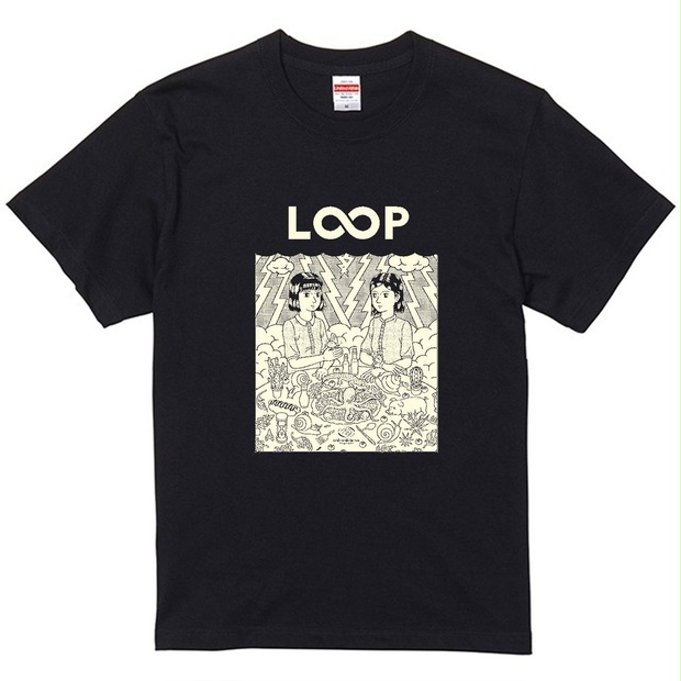 LOOP-Tシャツ(黒) - BrainBrainGames - BOOTH