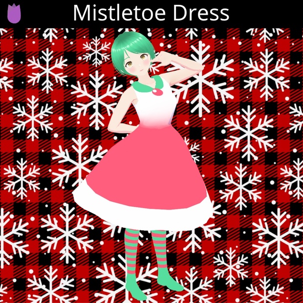 Mistletoe Dress - Nakasu Boutique - BOOTH