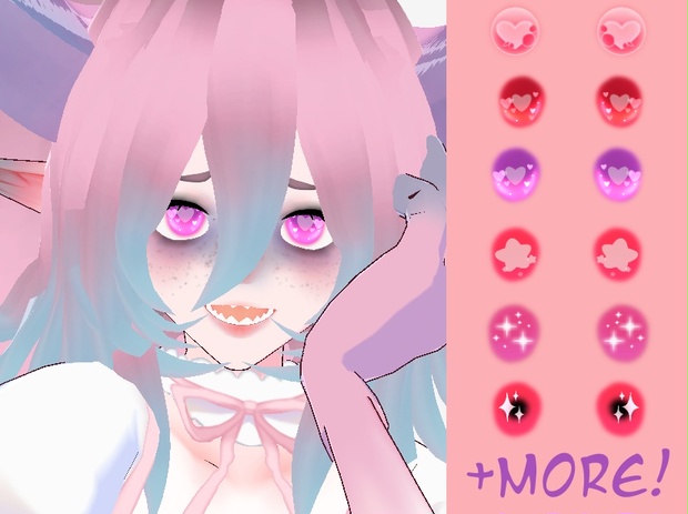 VROID CUTE EYES TEXTURES [PNG FILES] - crowsynth - BOOTH