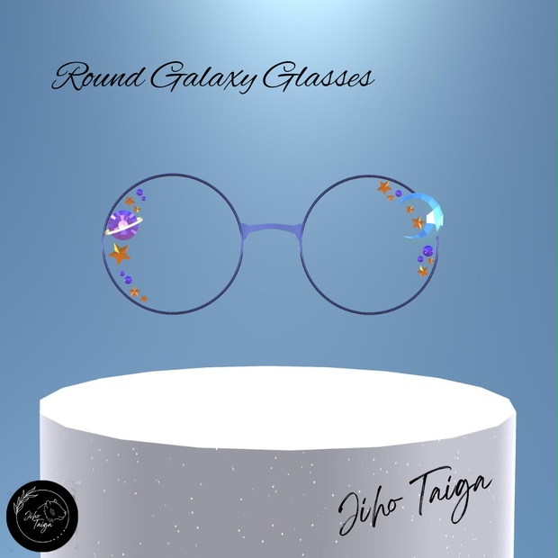 Round Galaxy Glasses - JihoTaiga - BOOTH