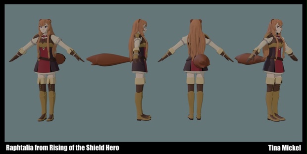 Raphtalia from Rising of the Shield Hero - Tina Mickel's Model Land - BOOTH