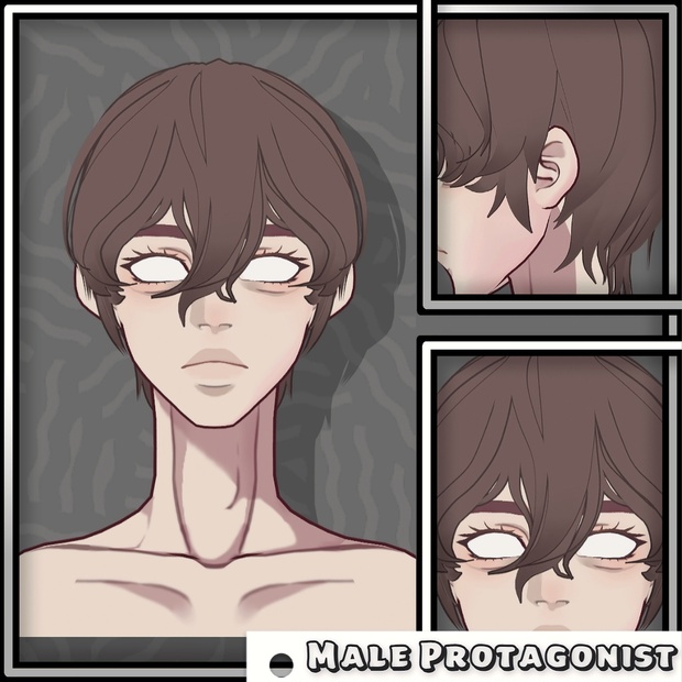 | 𝐕𝐑𝐎𝐈𝐃 | Male Protagonist Hair - Fanchski - BOOTH