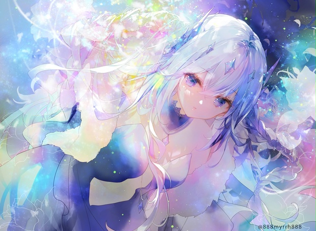 B2横タペストリー「月下美人」 - Myrrh - BOOTH