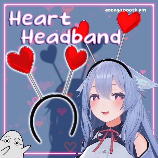 Heart Headband for VRChat - goonga - BOOTH