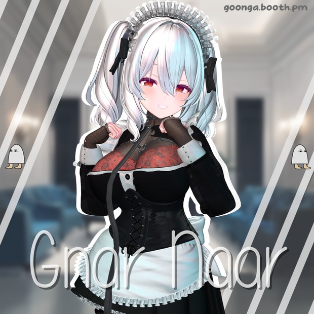 【9アバター対応】 Gnar Naar Maid outfit VRC - goonga - BOOTH