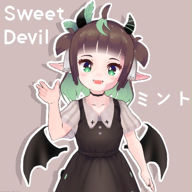 【VRM VRoid】「キャンディー悪魔」 Sweets Devil - Krystial - BOOTH