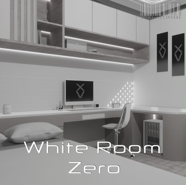 VRChat World - White Room Zero - nexaverge - BOOTH