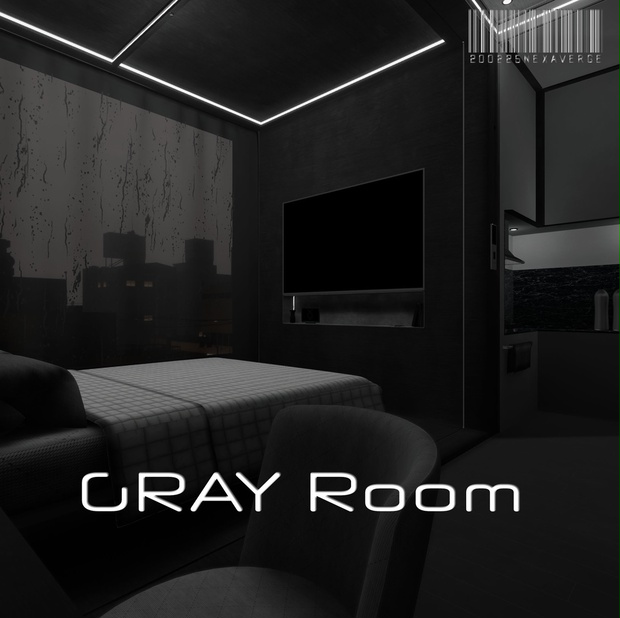 VRChat World - Gray Room - nexaverge - BOOTH
