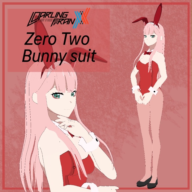 Zero Two bunny suit - weebefly - BOOTH