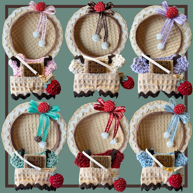 💖11cm🍓ワッフル4点セット🧇 - Haru Laboratory♡ - BOOTH