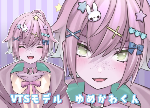 live2dモデル_VTS専用_ピンクくん - Ryui - BOOTH