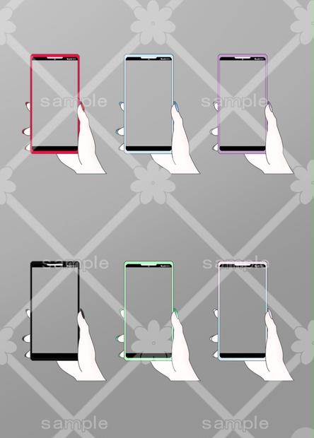 スマホを持つ手 - Moon Lover - BOOTH