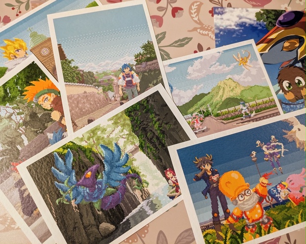 [Postcard]Traveling 5D's (旅する5D's) - まきわりトルネード(海外のかた向け) - BOOTH