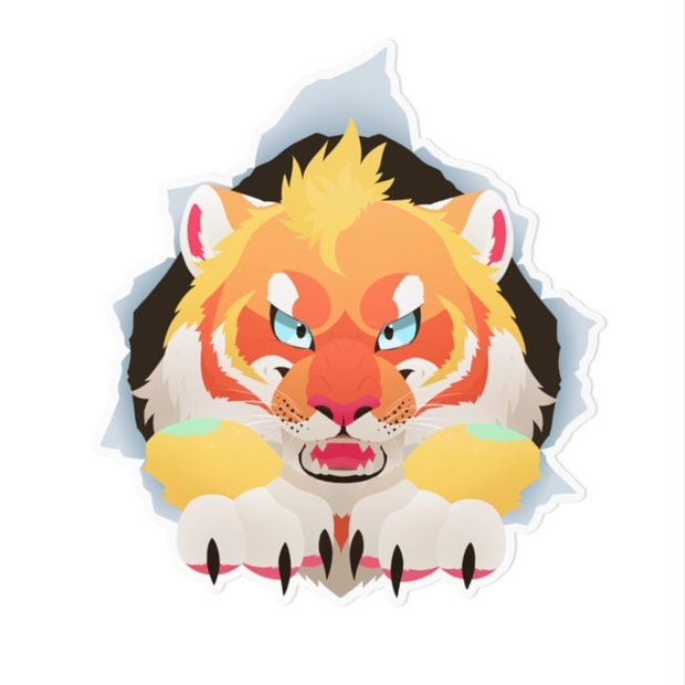 Tionステッカー(大) - もふてちふぁーむ - BOOTH