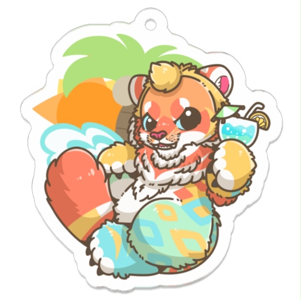 アクリルキーホルダー(Tion) - もふてちふぁーむ - BOOTH