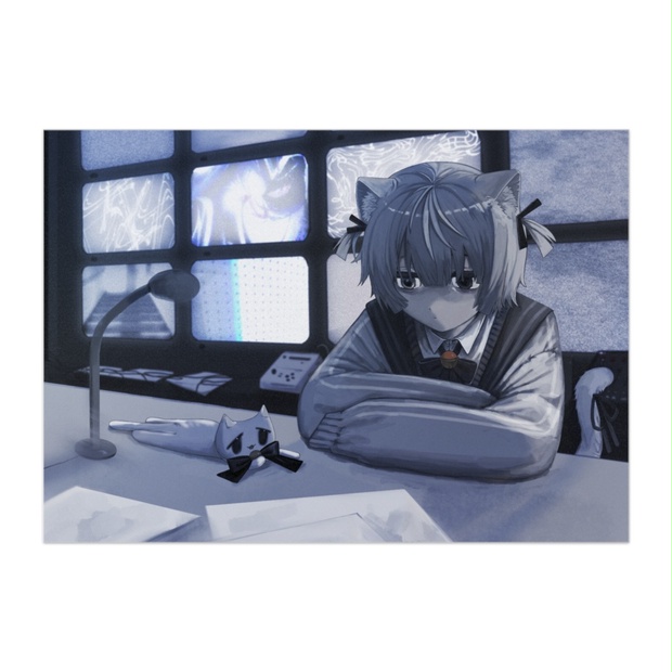 ポスター(ふたりぼっちの放送室) - 三鈴屋-misuzuya- - BOOTH