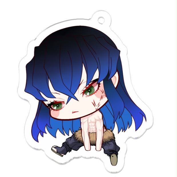 ぷんすかアクキー/嘴平伊之助 (猪頭なし) - hiroto - BOOTH