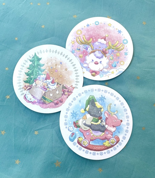 紙コースター(クリスマス) - inouya - BOOTH