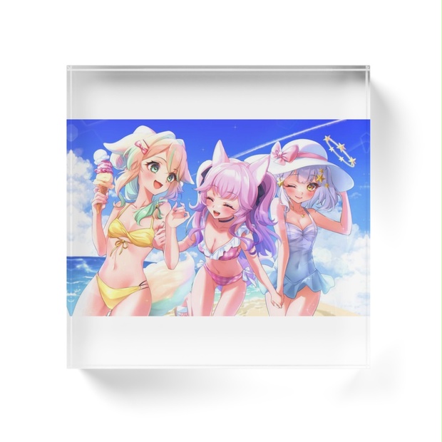 1.5期生限定水着イラストアクリルブロック - Vubble - BOOTH