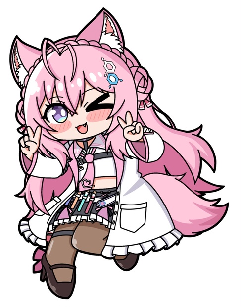 C105 博衣こより アクリルキーホルダー - inusaru5416 - BOOTH