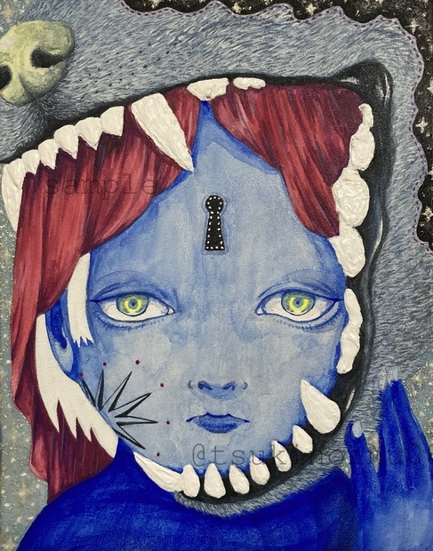 F0木製パネル原画 - littlemoon shop&gallery - BOOTH