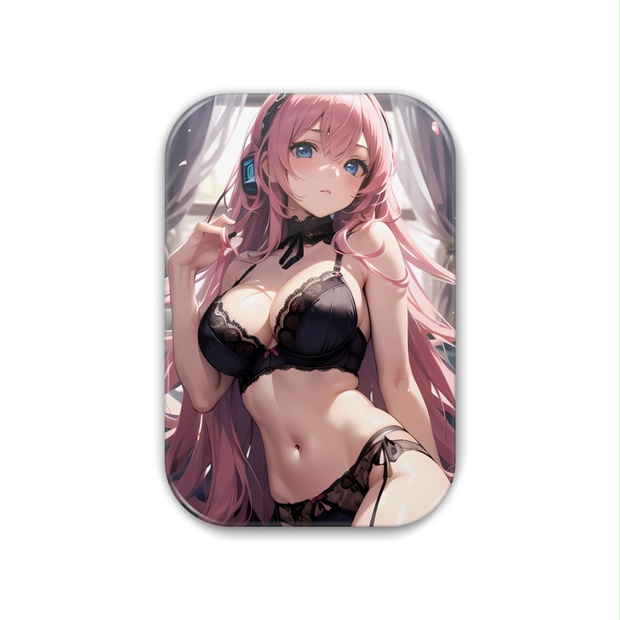 缶バッジ VOCALOID 巡音ルカ 美少女 同人 高品質 イラスト アート - Rin★Hi@メルカリ＆ヤフオク出品 - BOOTH