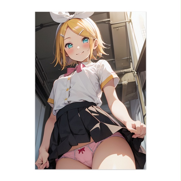 ポスター VOCALOID 鏡音リン 美少女 同人 高品質 イラスト アート - Rin★Hi@メルカリ＆ヤフオク出品 - BOOTH