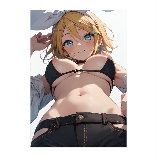 ポスター VOCALOID 鏡音リン 美少女 同人 高品質 イラスト アート - Rin★Hi@メルカリ＆ヤフオク出品 - BOOTH