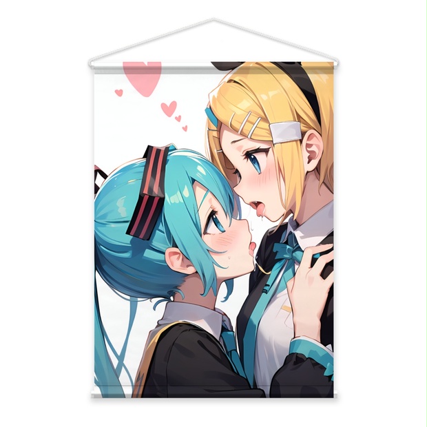 VOCALOID 初音ミク 鏡音リン ミクリン リンミク 美少女 同人 高品質 イラスト - Rin★Hi@メルカリ＆ヤフオク出品 - BOOTH