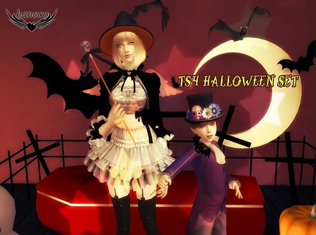 TS4 Halloween Set 2016 - HANECO's BOX - BOOTH