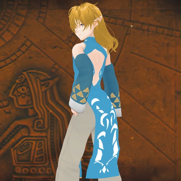 Tears of The Kingdom Frostbite Outfit~! | vroidcustomitem format - The ...