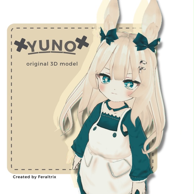 (~オリジナル3Dモデル~) Yuno - feraltrix - BOOTH