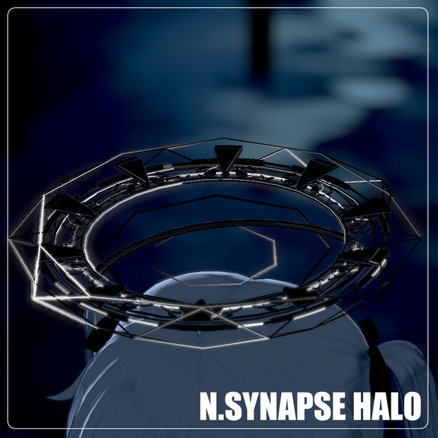 【無料】【VRChat】N.Synapse Halo 【MA設定済み】 - Black Polygone - BOOTH