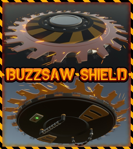Buzzsaw Shield - casualassets - BOOTH