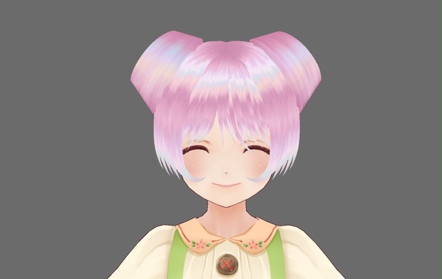 【VRoid】 Cute, pink Hair preset かわいいピンクの髪型 - neoviolet - BOOTH