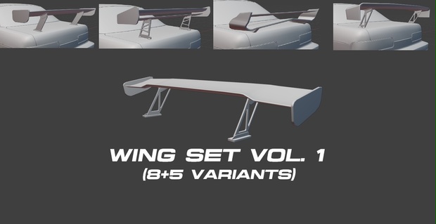 Wing Set Vol.1 (13 Pieces) - DrabWeeds - BOOTH