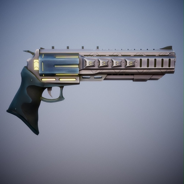 Cyberpunk Magnum (6 colors) Low Poly - Millith's Corner - BOOTH