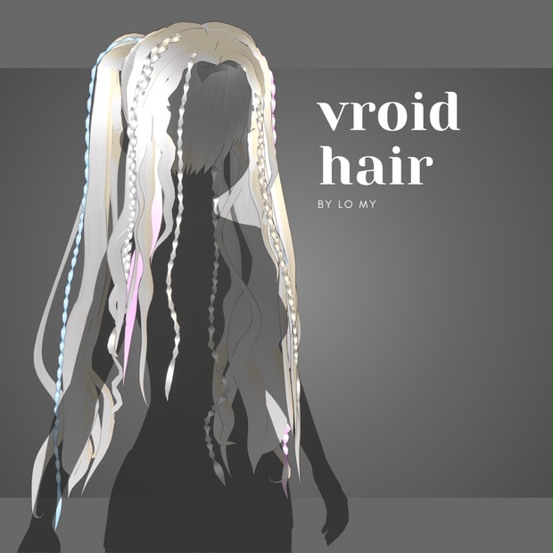 【VRoid】Hair Preset Braids Pigtails - lomy - BOOTH